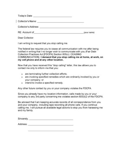 45 Effective Collection Letter Templates & Samples ᐅ TemplateLab