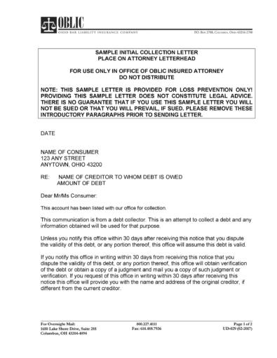 45 Effective Collection Letter Templates & Samples ᐅ TemplateLab