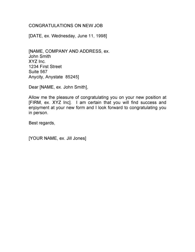 49 Best Congratulation Letters (New Job, Graduation, Retirement)