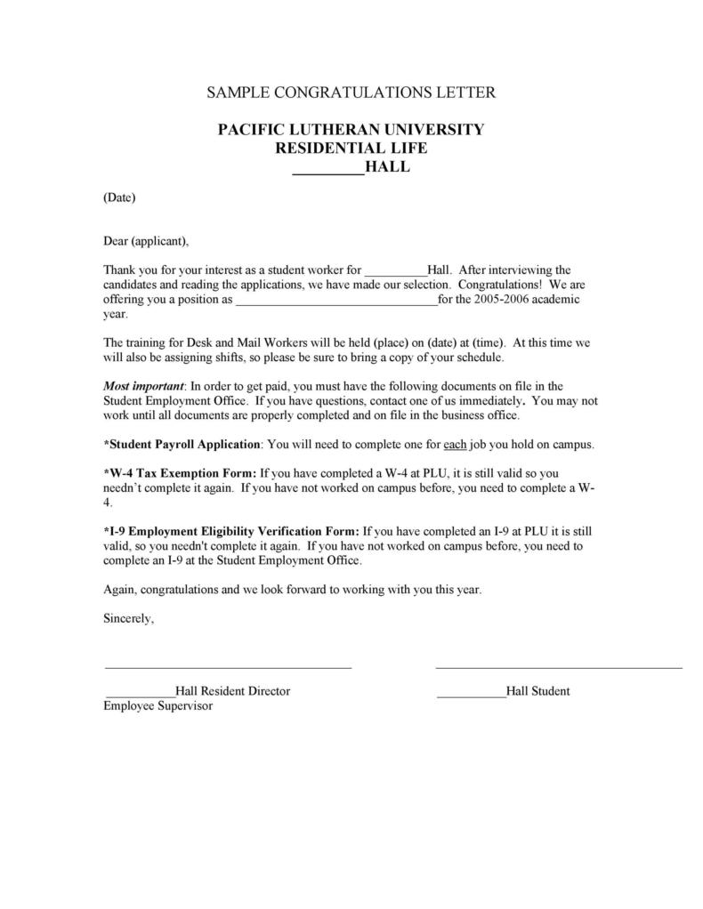 49 Best Congratulation Letters (New Job, Graduation, Retirement)