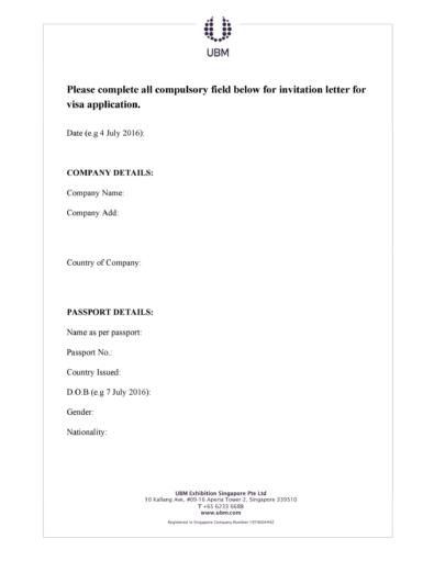 50 Best Invitation Letters (for Visa & General) ᐅ TemplateLab