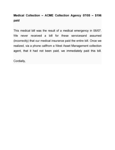 48 Letters Of Explanation Templates (Mortgage, Derogatory Credit...)