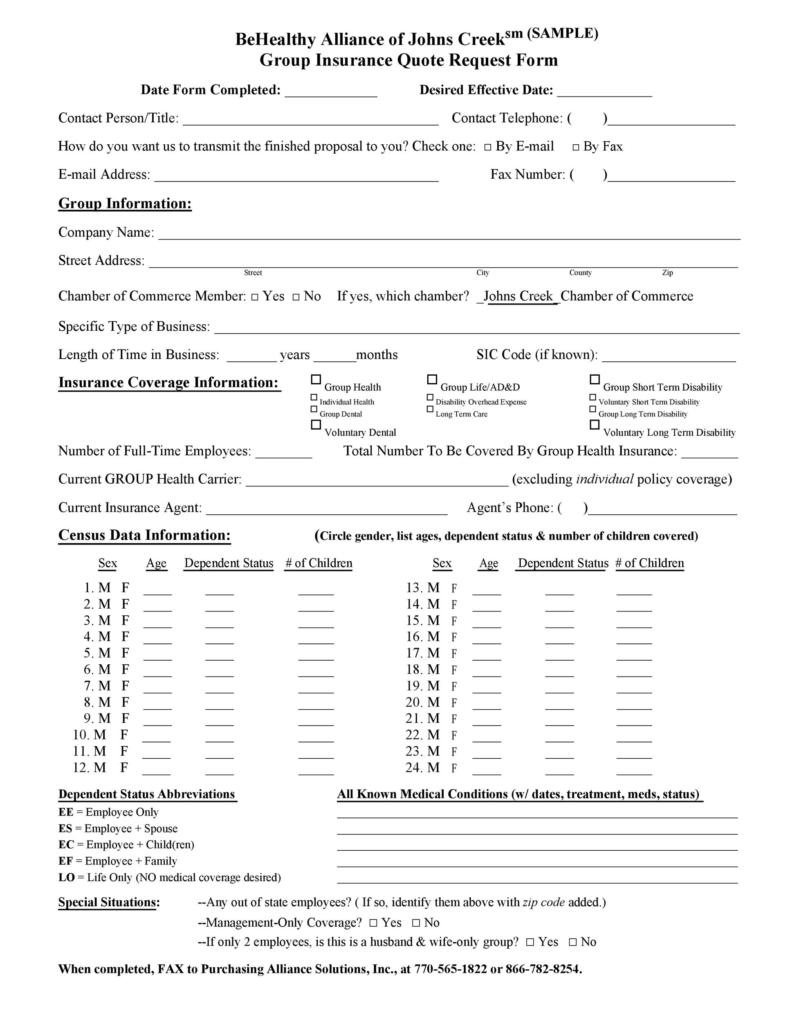 50 Simple Request For Quote Templates (& Forms) ᐅ TemplateLab