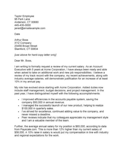 50 Best Salary Increase Letters (How To Ask For A Raise?) ᐅ TemplateLab