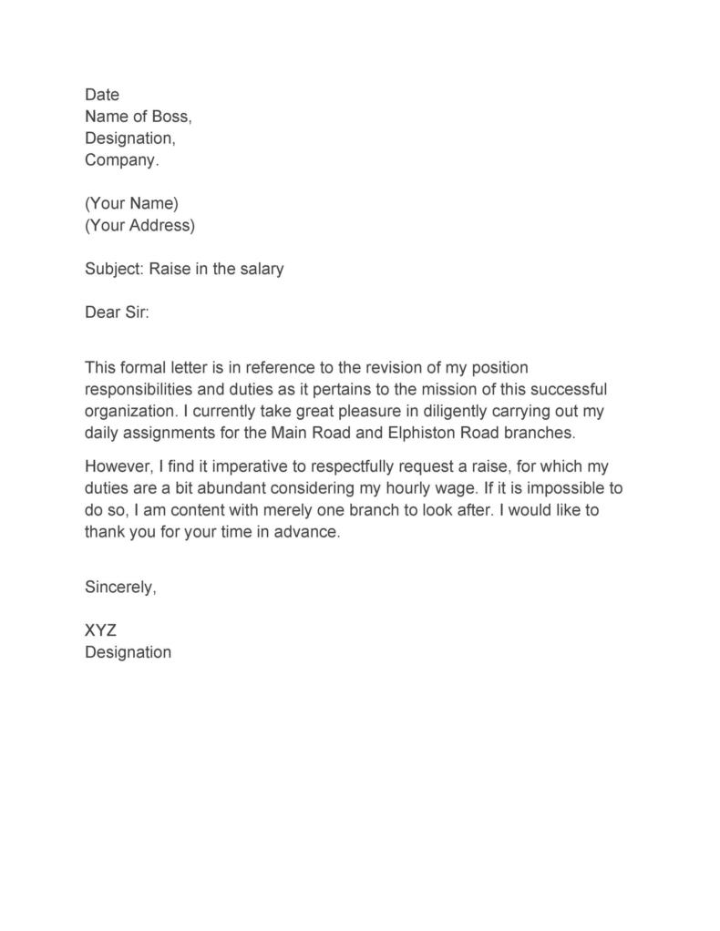 50 Best Salary Increase Letters (How To Ask For A Raise?) ᐅ TemplateLab