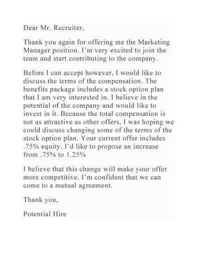 49 Best Salary Negotiation Letters, Emails & Tips ᐅ TemplateLab