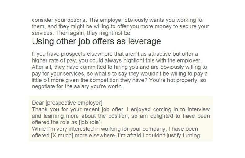 49 Best Salary Negotiation Letters, Emails & Tips ᐅ TemplateLab