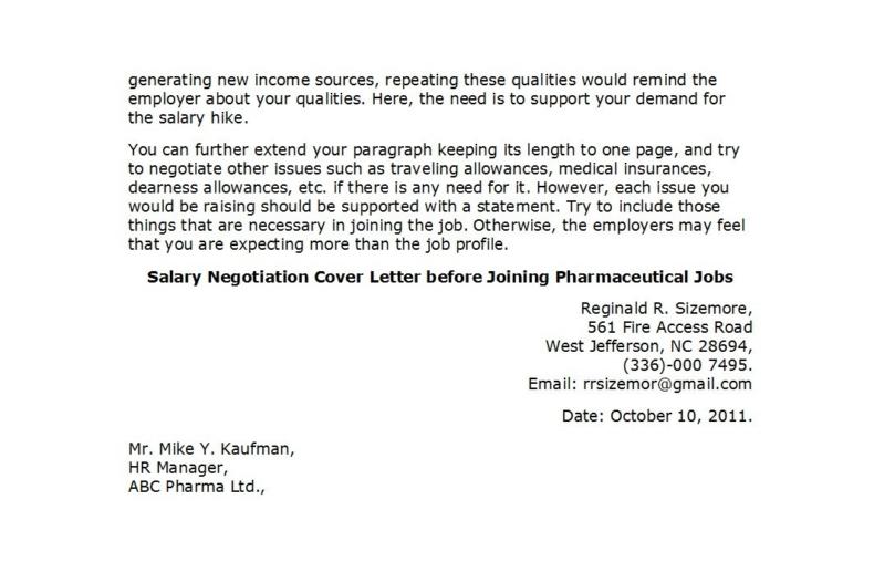 49 Best Salary Negotiation Letters, Emails & Tips ᐅ TemplateLab