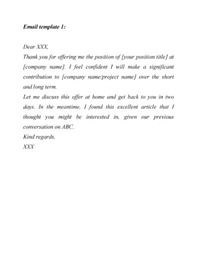 49 Best Salary Negotiation Letters, Emails & Tips ᐅ TemplateLab