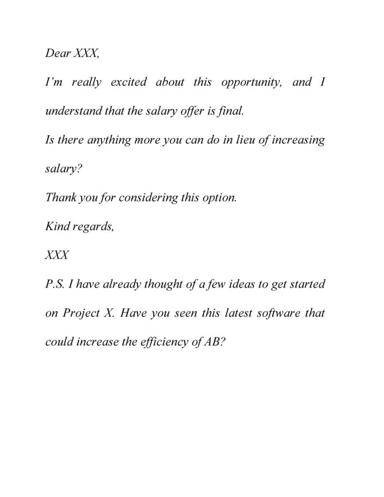 49 Best Salary Negotiation Letters, Emails & Tips ᐅ TemplateLab