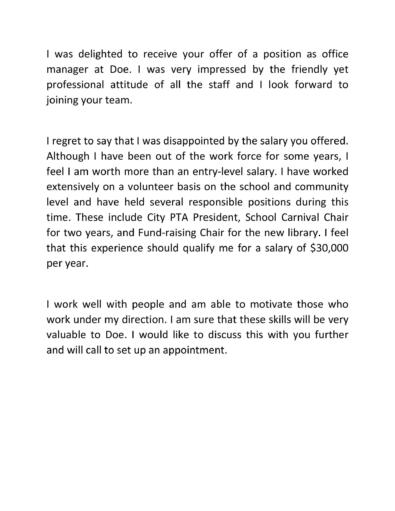 49 Best Salary Negotiation Letters, Emails & Tips ᐅ TemplateLab