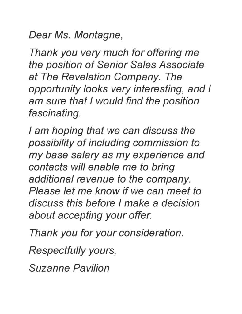 49 Best Salary Negotiation Letters, Emails & Tips ᐅ TemplateLab