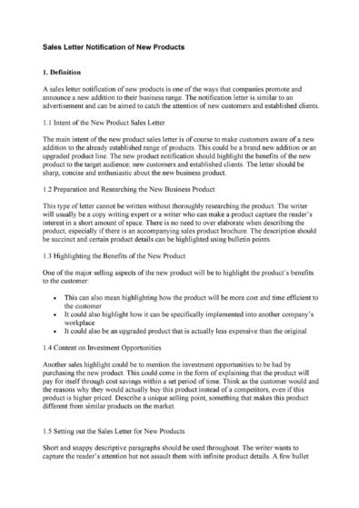 50 Effective Sales Letter Templates (w/ Examples) ᐅ TemplateLab