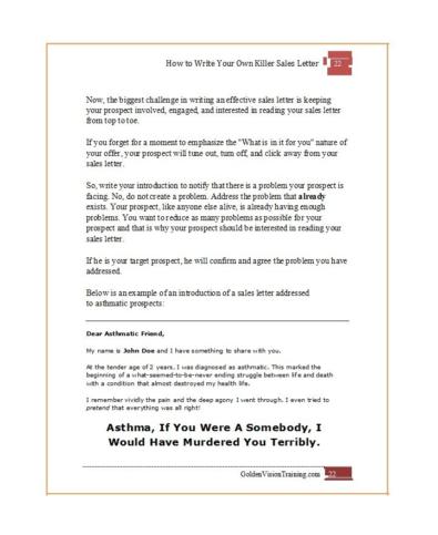 50 Effective Sales Letter Templates (w/ Examples) ᐅ TemplateLab