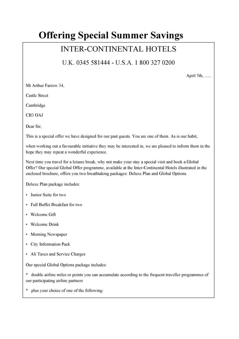 50 Effective Sales Letter Templates (w/ Examples) ᐅ TemplateLab