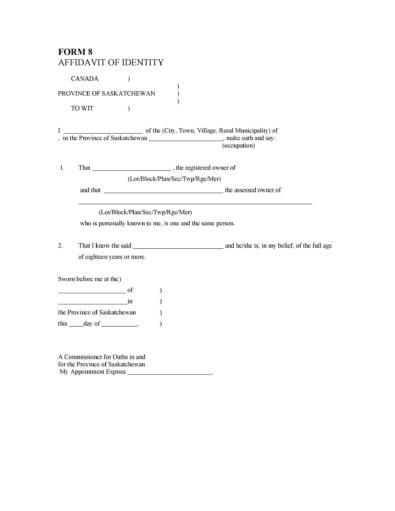 48 Free Affidavit Of Identity Forms Ms Word бђ Templatelab