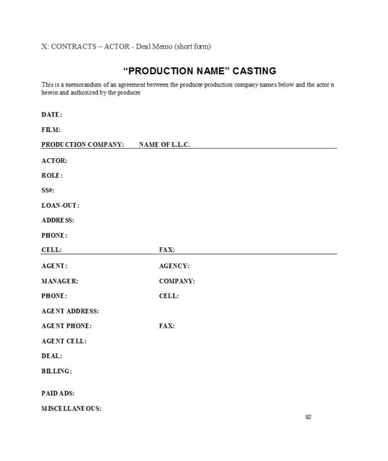 50 Simple Deal Memo Templates (& Layouts) ᐅ TemplateLab