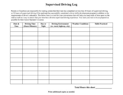 50 Printable Driver's Daily Log Books [Templates & Examples]