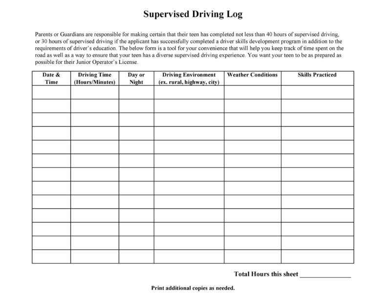 50 Printable Driver's Daily Log Books [Templates & Examples]
