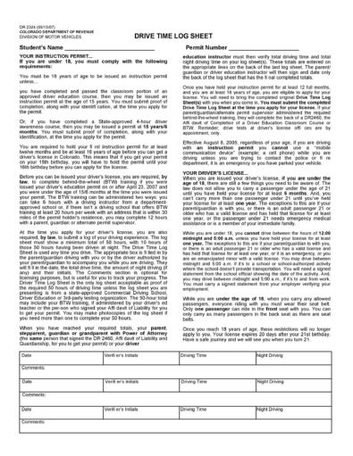 50 Printable Driver's Daily Log Books [Templates & Examples]