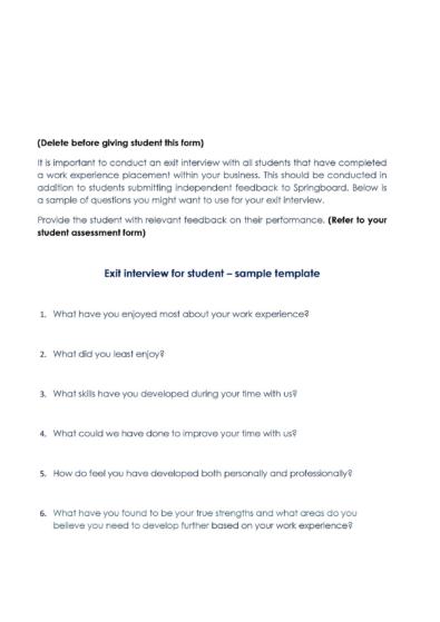 40 Best Exit Interview Templates & Forms ᐅ TemplateLab