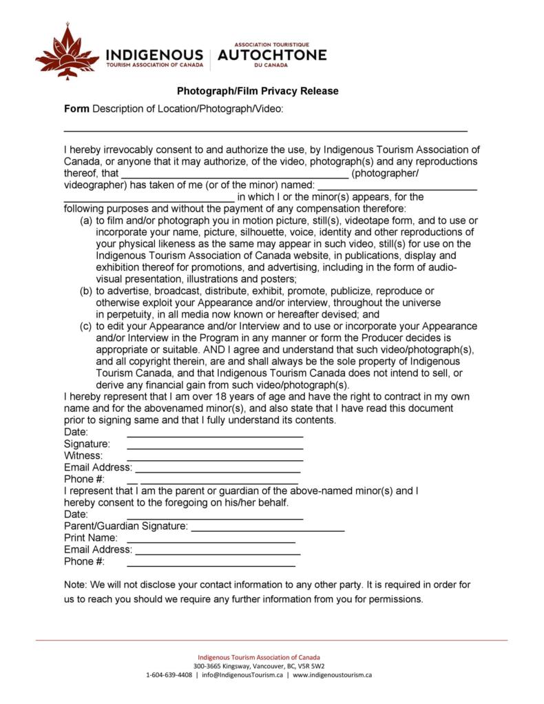 50 FREE Location Release Forms [for Film / Documentary / Video]