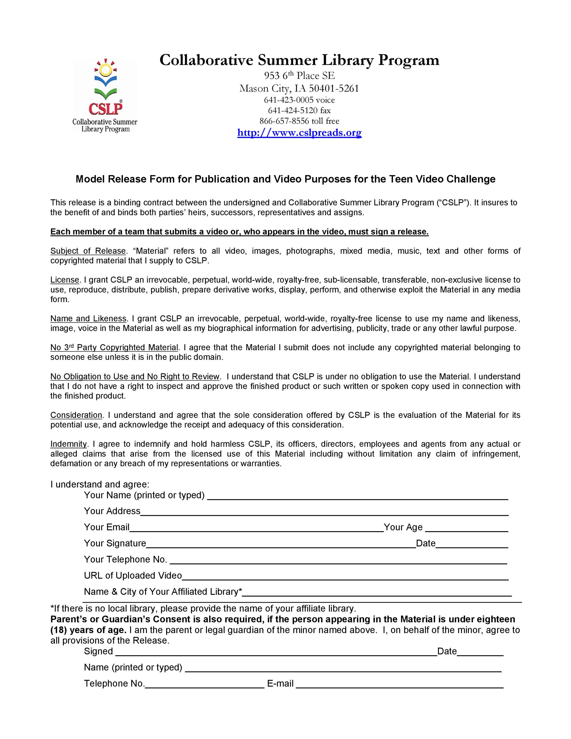 50 Meilleurs formulaires de décharge de modèle (modèles gratuits) ᐅ ...