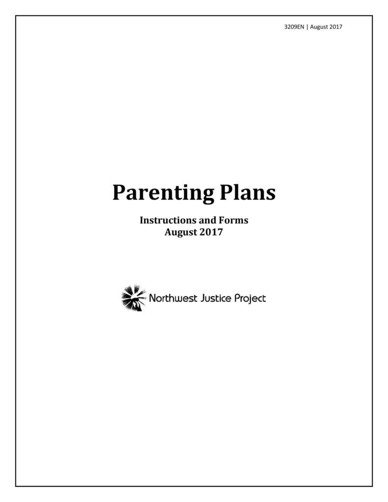 49 FREE Parenting Plan & Custody Agreement Templates
