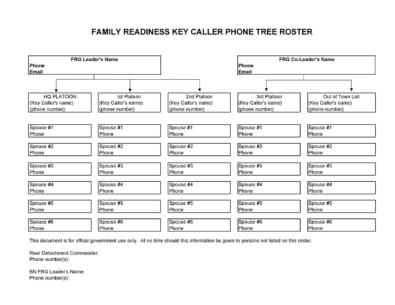 50 Free Phone Tree Templates (MS Word & Excel) ᐅ TemplateLab