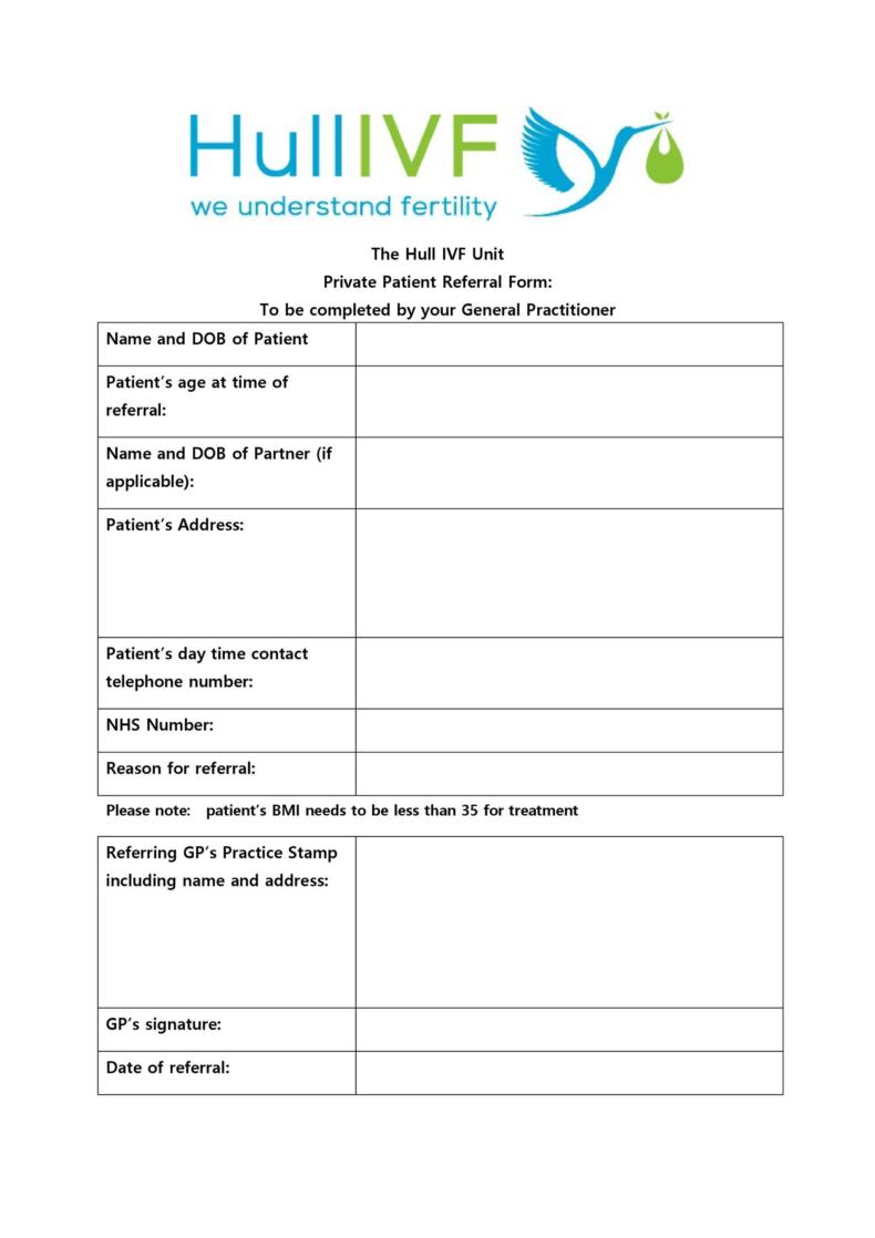 49 Referral Form Templates [Medical & General] ᐅ TemplateLab