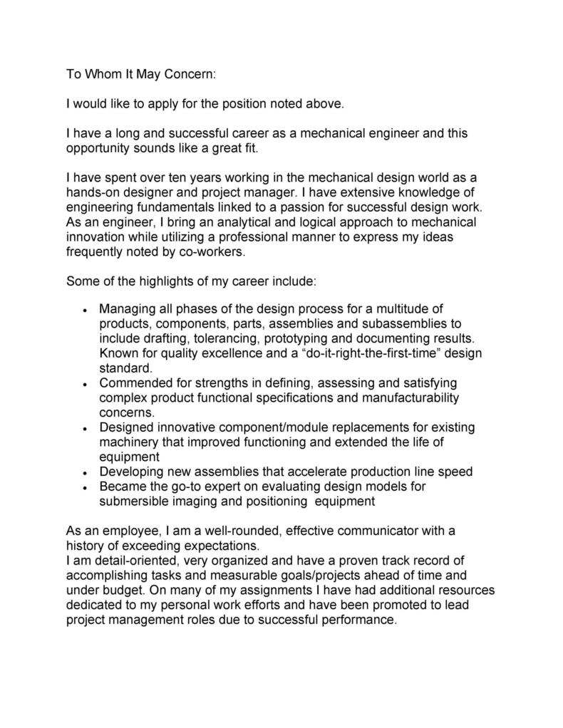 50 To Whom It May Concern Letter & Email Templates ᐅ TemplateLab