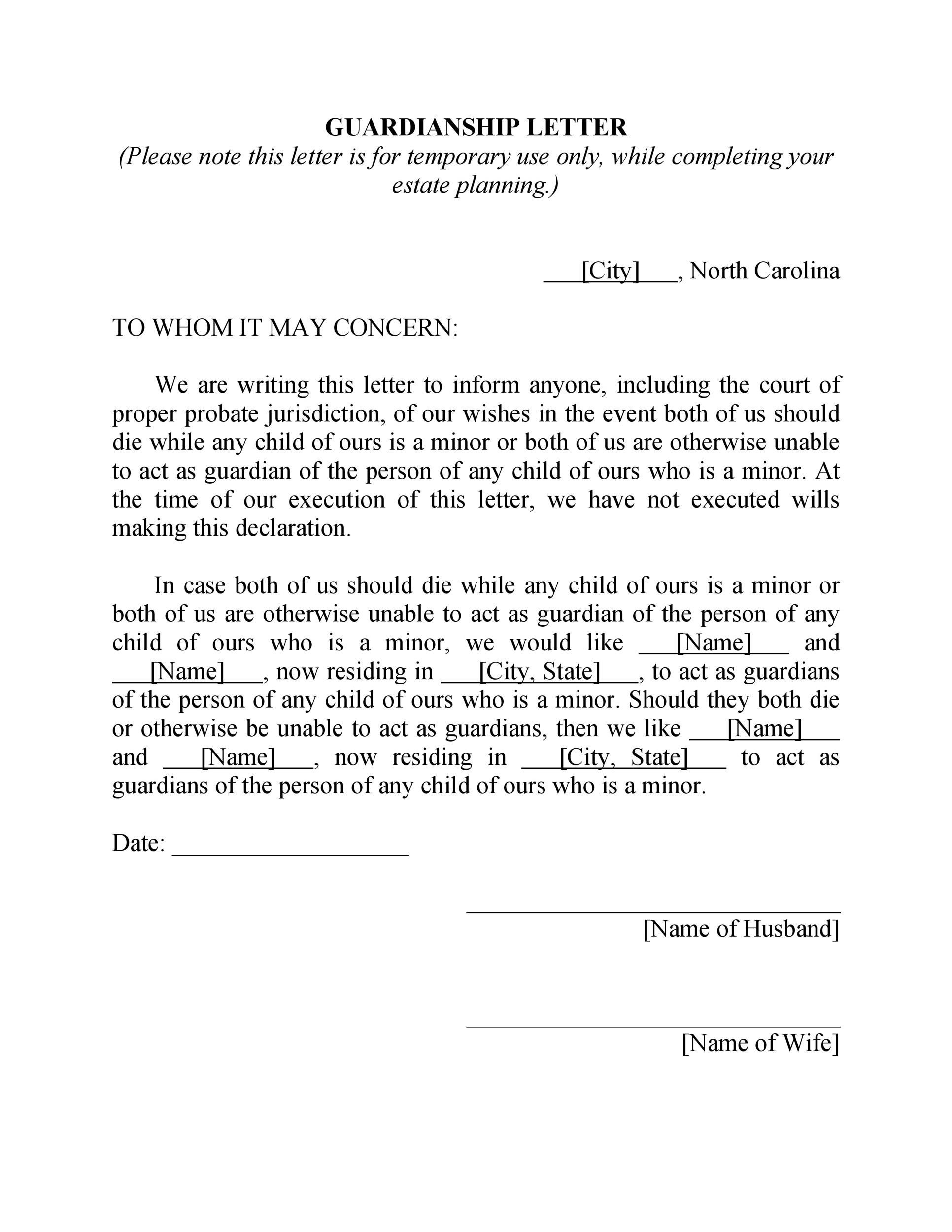 Declaration Letter To Whom It May Concern