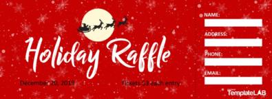 20+ Printable Raffle Ticket Templates [FREE] - TemplateLab