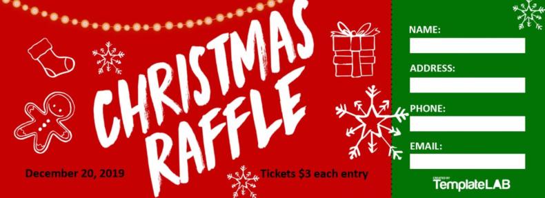 20+ Printable Raffle Ticket Templates [FREE] - TemplateLab