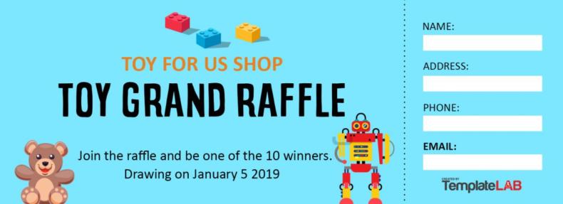 20+ Printable Raffle Ticket Templates [FREE] - TemplateLab