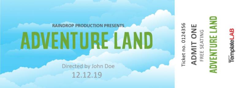 20+ Printable Raffle Ticket Templates [FREE] - TemplateLab