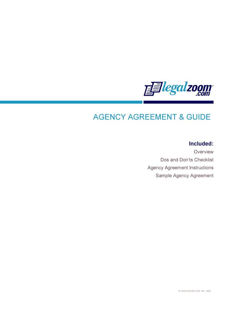 50 Free Agency Agreement Templates (MS Word) ᐅ TemplateLab