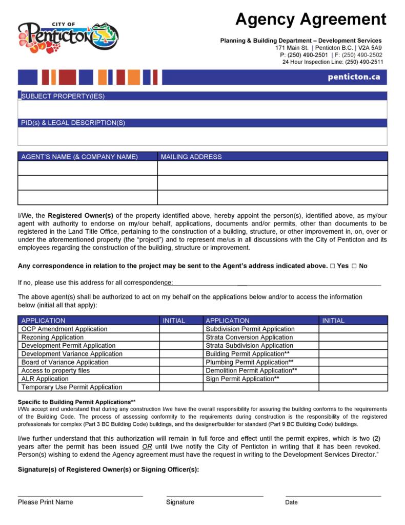 50 Free Agency Agreement Templates (MS Word) ᐅ TemplateLab