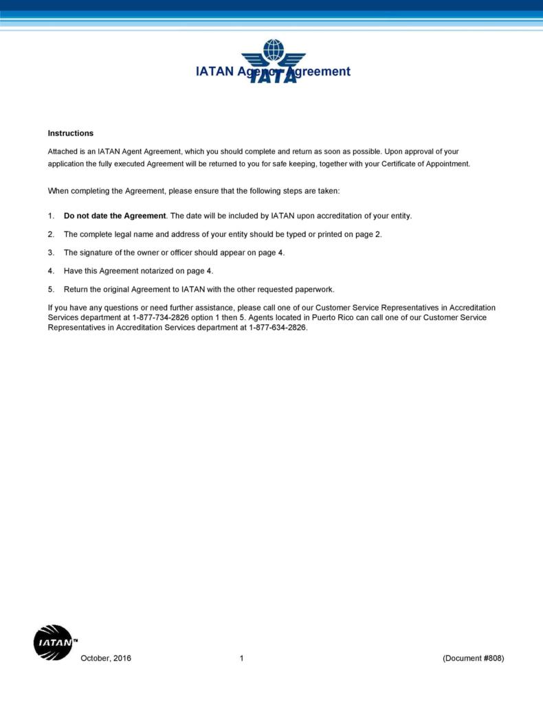 50 Free Agency Agreement Templates (MS Word) ᐅ TemplateLab