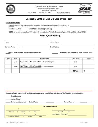 33 Printable Baseball Lineup Templates [Free Download] ᐅ TemplateLab