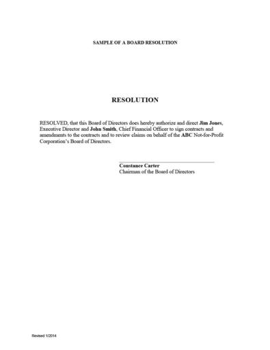 51 Best Board Resolution Templates & Samples ᐅ TemplateLab