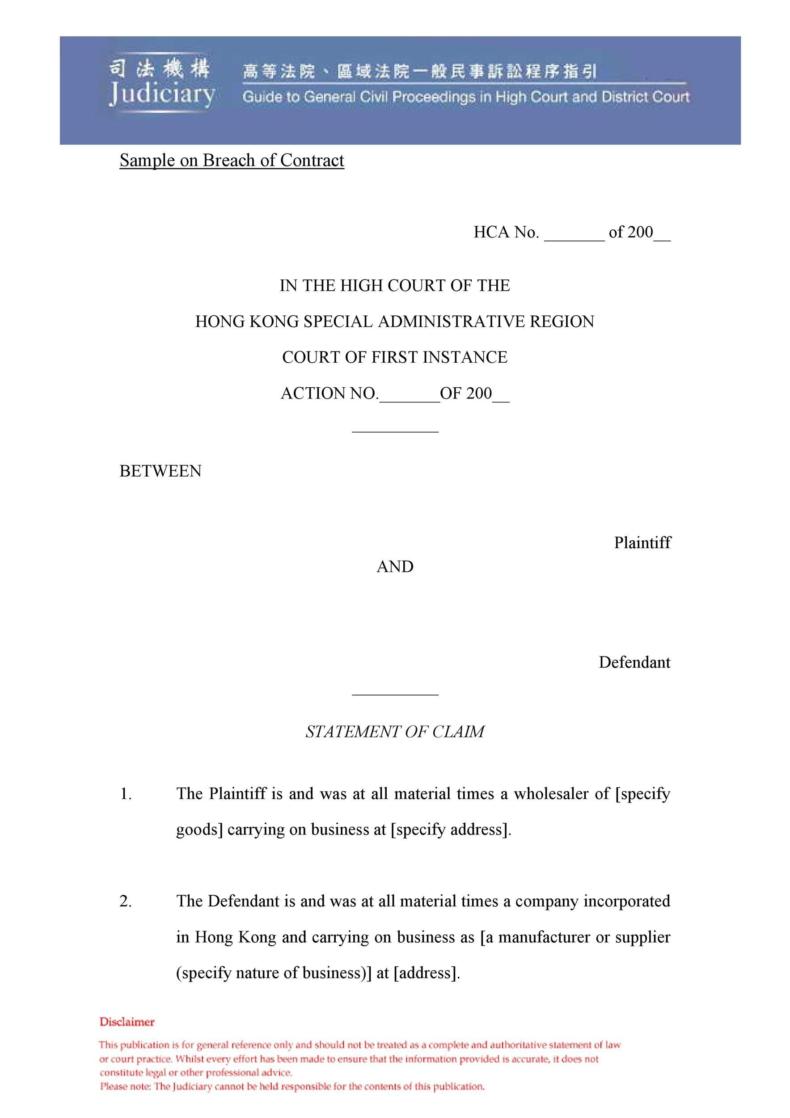 33 Professional Breach Of Contracts (Templates & Examples) ᐅ