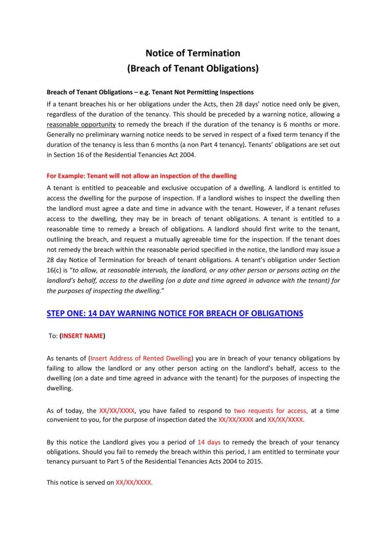 33 Professional Breach Of Contracts (Templates & Examples) ᐅ