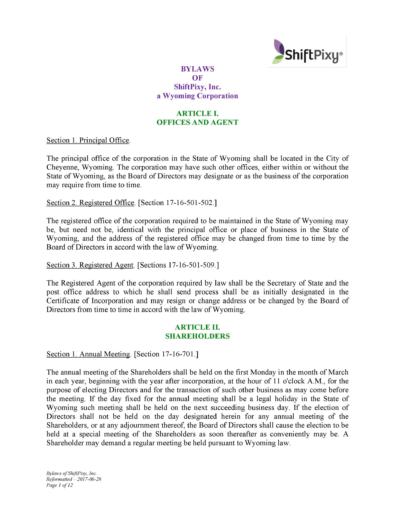 50 Simple Corporate Bylaws Templates & Samples ᐅ TemplateLab