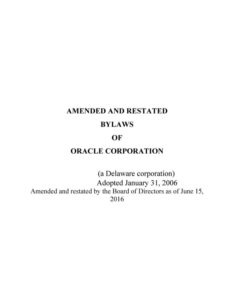 50 Simple Corporate Bylaws Templates & Samples ᐅ TemplateLab 50 Simple Corporate Bylaws Templates & Samples ᐅ TemplateLab