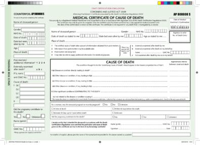 37 Blank Death Certificate Templates [100% FREE] ᐅ TemplateLab