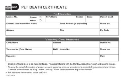 37 Blank Death Certificate Templates [100% FREE] ᐅ TemplateLab
