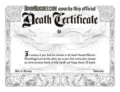 37 Blank Death Certificate Templates [100% FREE] ᐅ TemplateLab