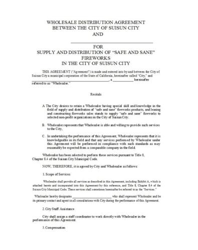 49 Best FREE Distribution Agreement Templates ᐅ TemplateLab