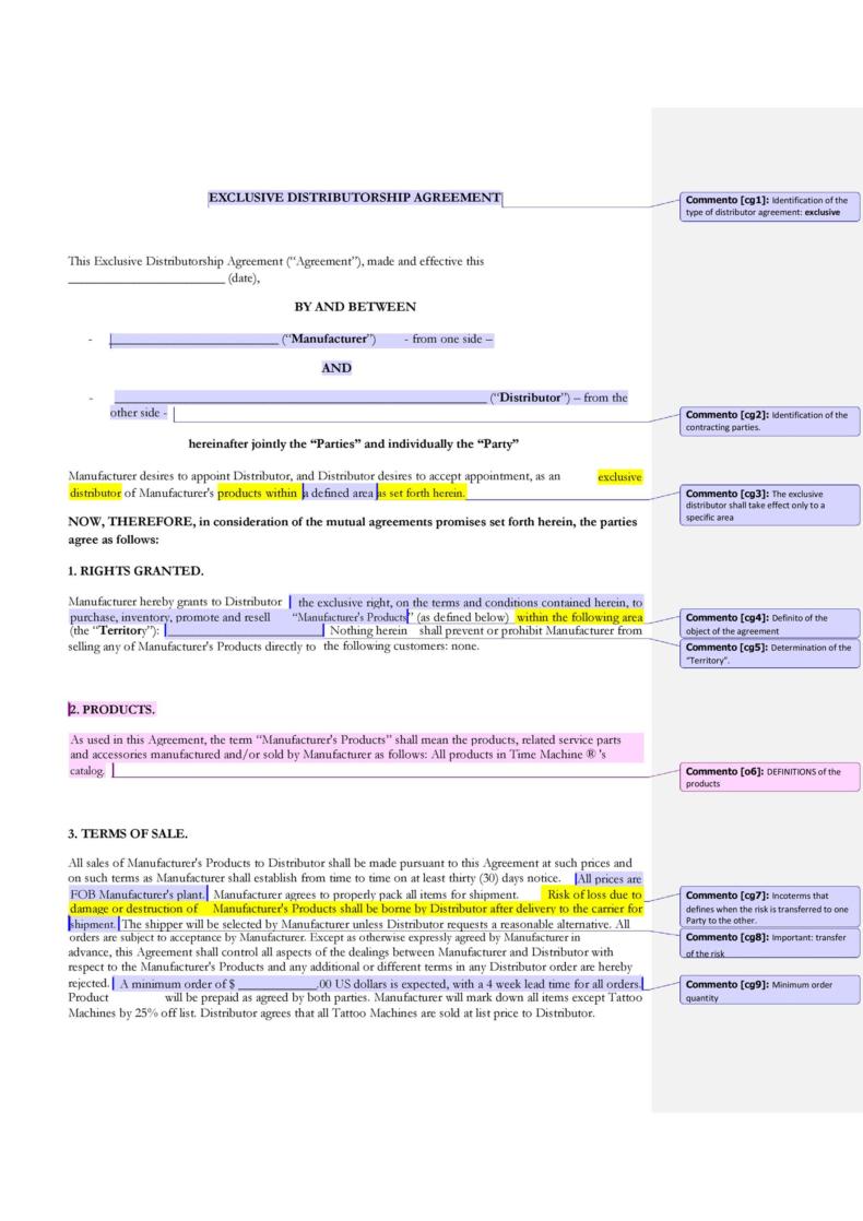 49 Best FREE Distribution Agreement Templates ᐅ TemplateLab